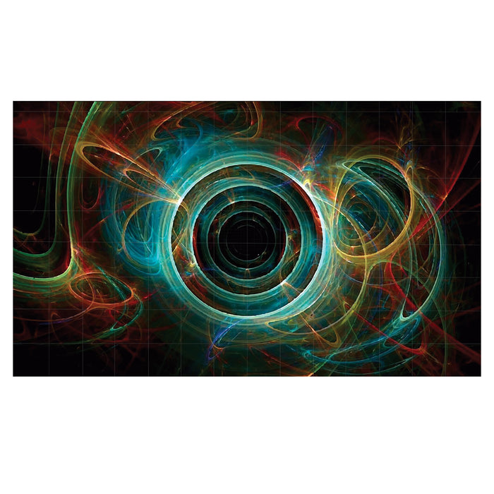 Abstract Waves with Grid Floor Tarp