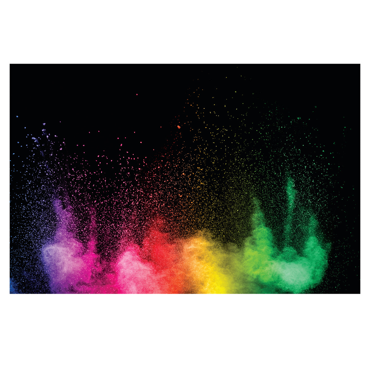 Rainbow Burst Floor Tarp