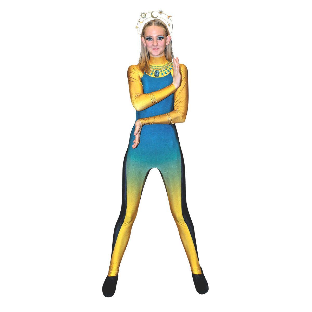 Colorful Color Guard Costume Uniform - Unitard