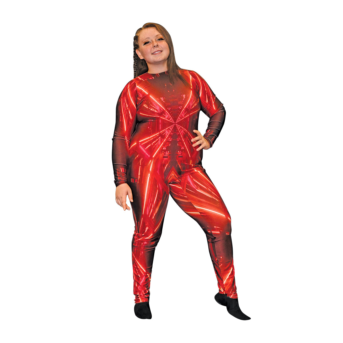 Colorful Color Guard Costume Uniform - Unitard