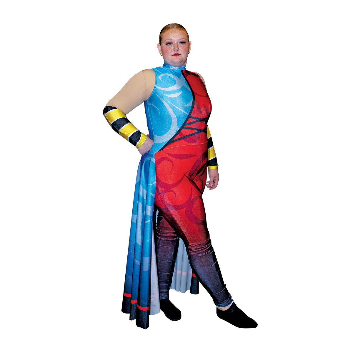 Colorful Color Guard Costume Uniform - Unitard
