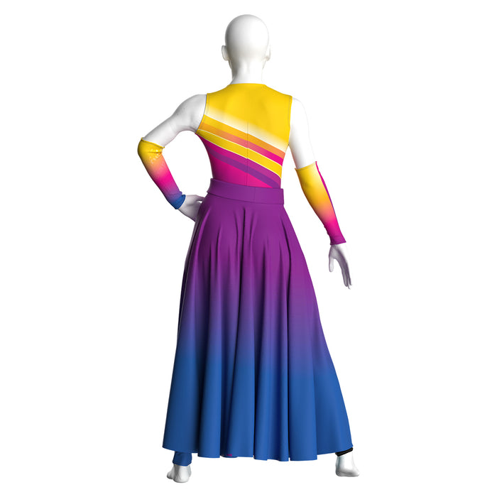 Colorful Color Guard Costume Uniform - Unitard
