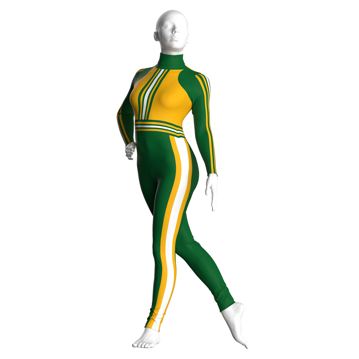 Colorful Color Guard Costume Uniform - Unitard