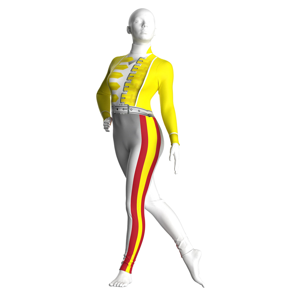 Colorful Color Guard Costume Uniform - Unitard