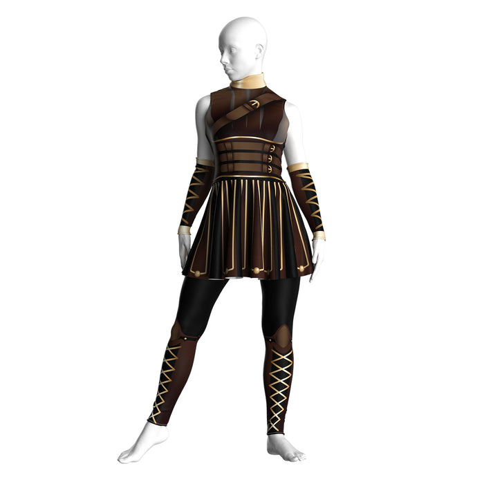 Colorful Color Guard Costume Uniform - Unitard