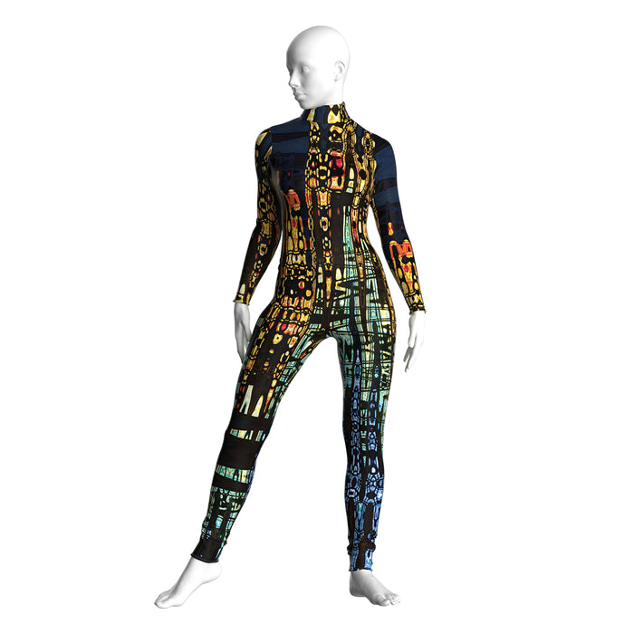 Colorful Color Guard Costume Uniform - Unitard