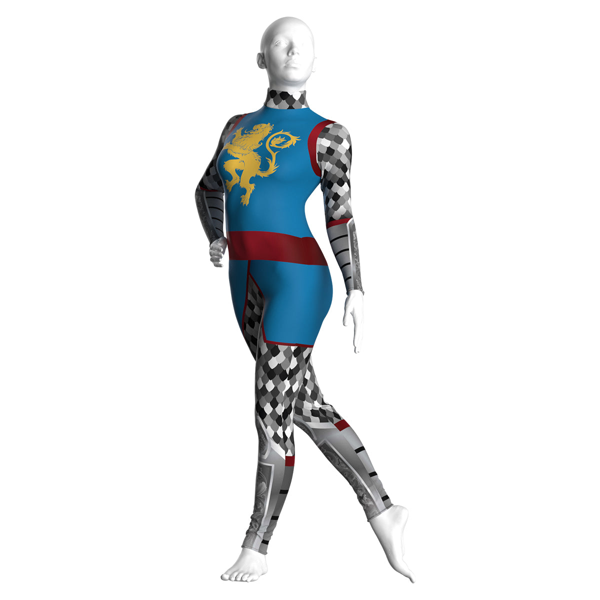 Colorful Color Guard Costume Uniform - Unitard