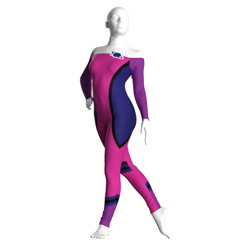 Colorful Color Guard Costume Uniform - Unitard