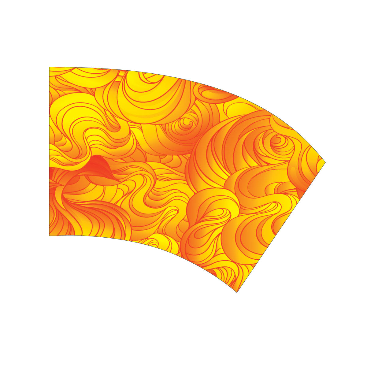 Printed Color Guard Swing Flag