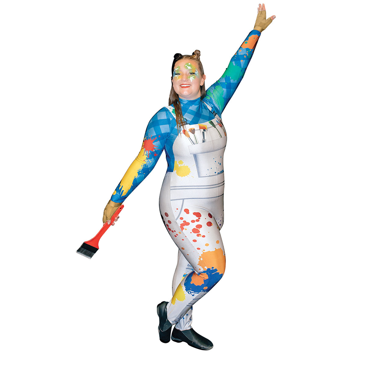 Colorful Color Guard Costume Uniform - Unitard