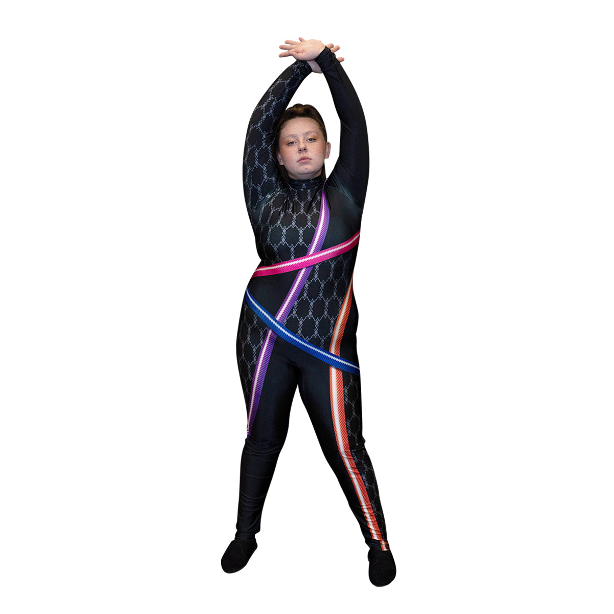 Colorful Color Guard Costume Uniform - Unitard