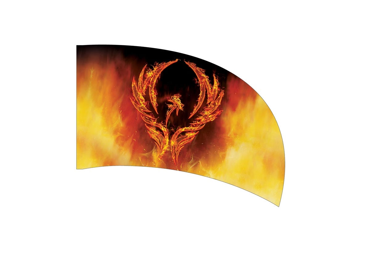 Printed Color Guard Swing Flag