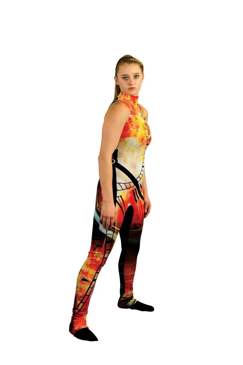 Color Guard Costume Uniform - Unitard