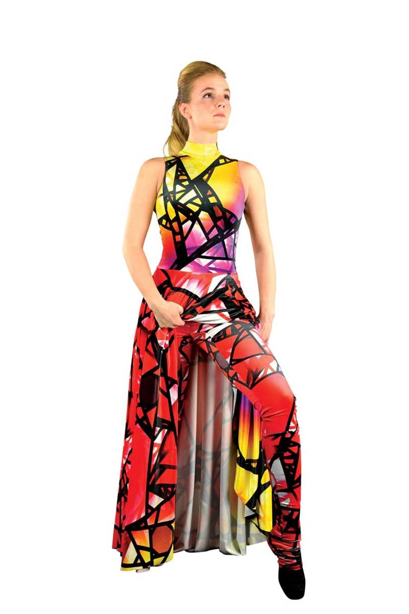 Color Guard Costume Uniform - Unitard